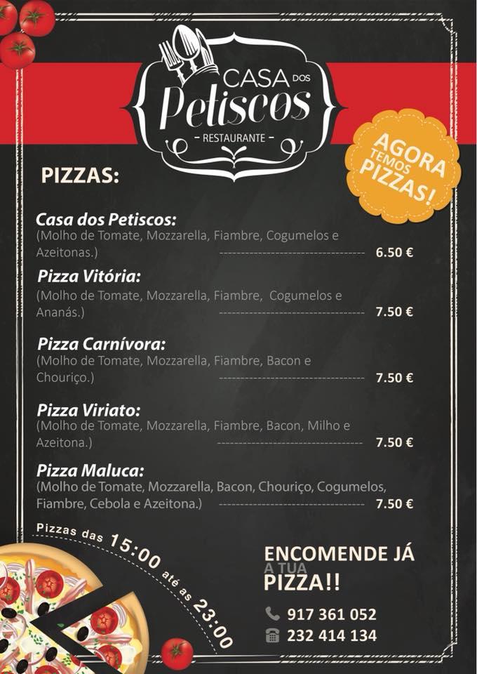 Menu em Restaurante Casa dos Petiscos, Viseu
