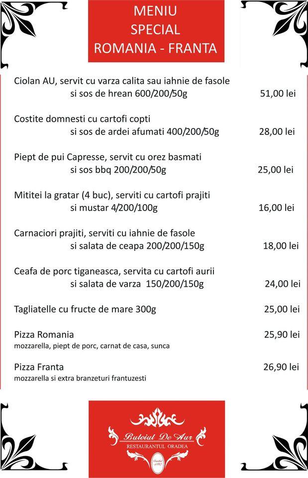 Menu at Pizzeria Luca Piero, Oradea