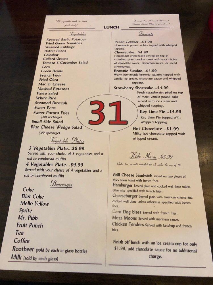 Menu at Station 31 Kitchen pub & bar, Chelsea