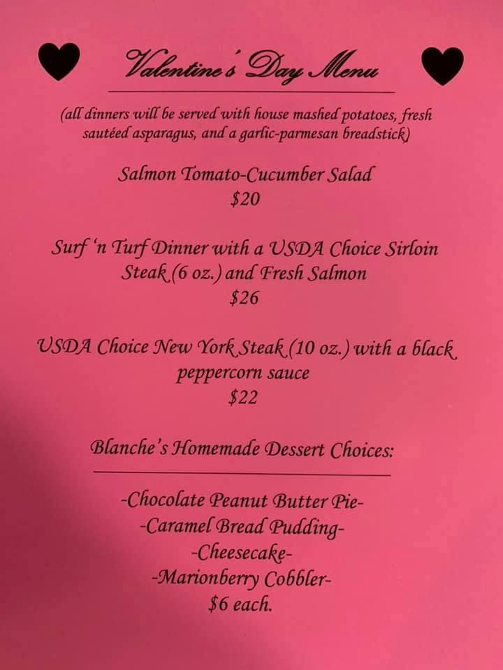 Menu at Takoda's Restaurant & Lounge, Sisters
