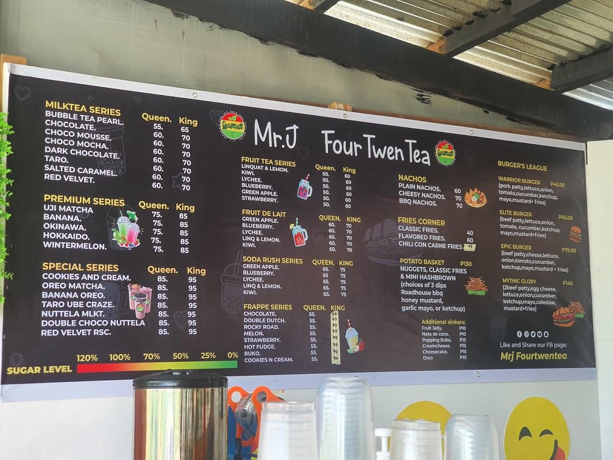 Menu at Fourtwentea Snack House restaurant, Ilagan City