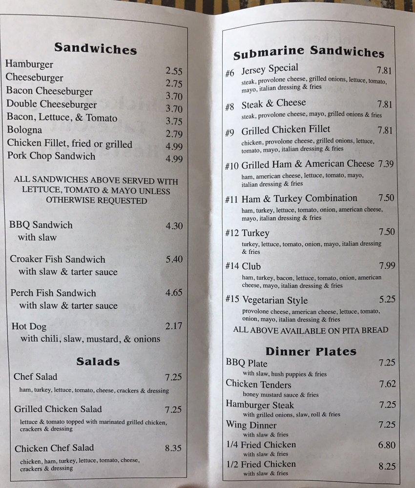 Menu at Chicken King restaurant, Charlotte, West Blvd