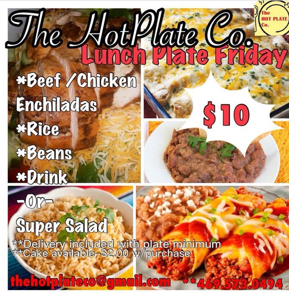 Menu at The Hot Plate Co, Dallas
