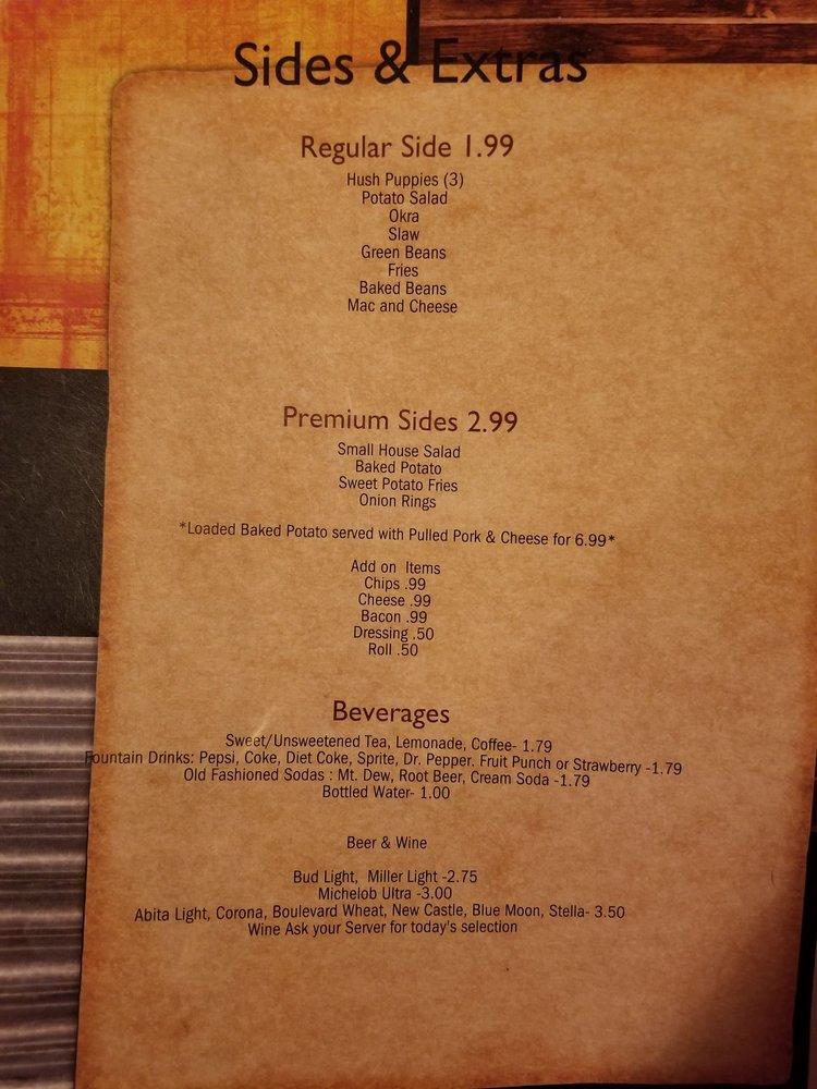 Menu at Delta Q & Deli BBQ, Forrest City