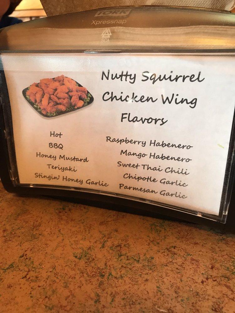 Menu at The Nutty Squirrel pub & bar, USA, WI-70