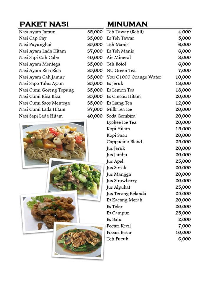 Menu at Mangkok Mas Asian Cuisine Restaurant, Jakarta