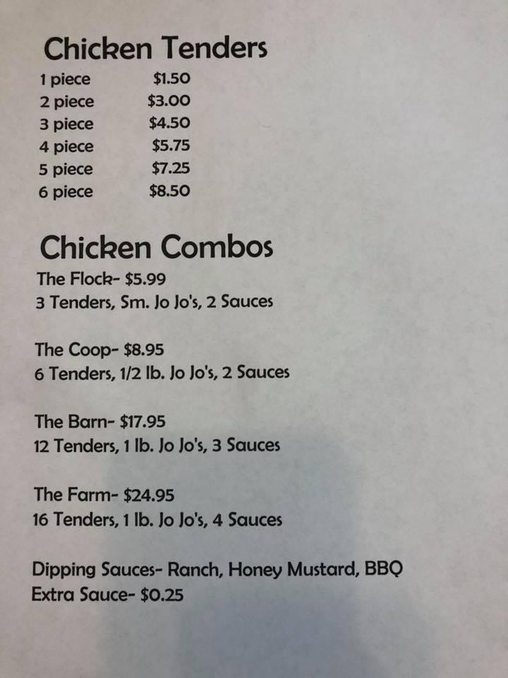 Menu at Speedy Mart and Burgers pizzeria, Glendale