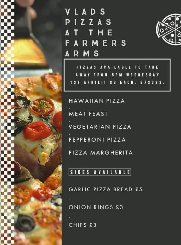 Menu at Farmers Arms pub & bar, Llanelli, 284 Swansea Rd