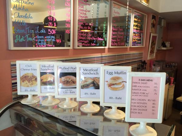 Menu at Munchies cafe, Bangkok, 446 11 Pridi Banomyong 20/1 Alley