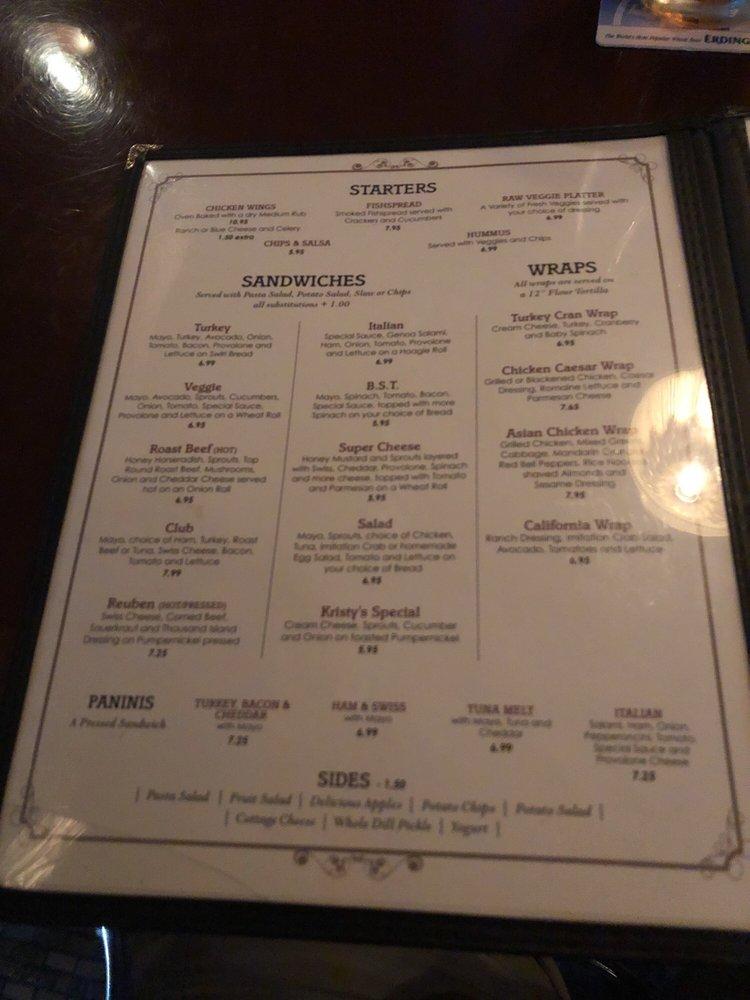 Menu at Stone Soup Cafe & Pub, Saint Petersburg