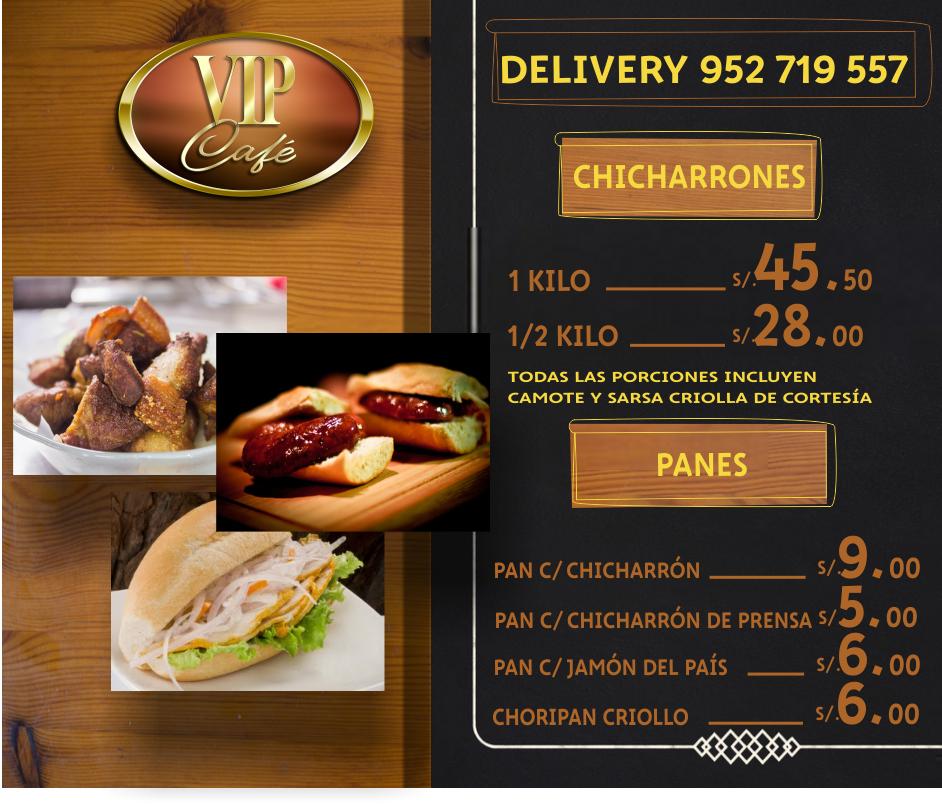 Menu at Vip Hotel pub & bar, Ilo District