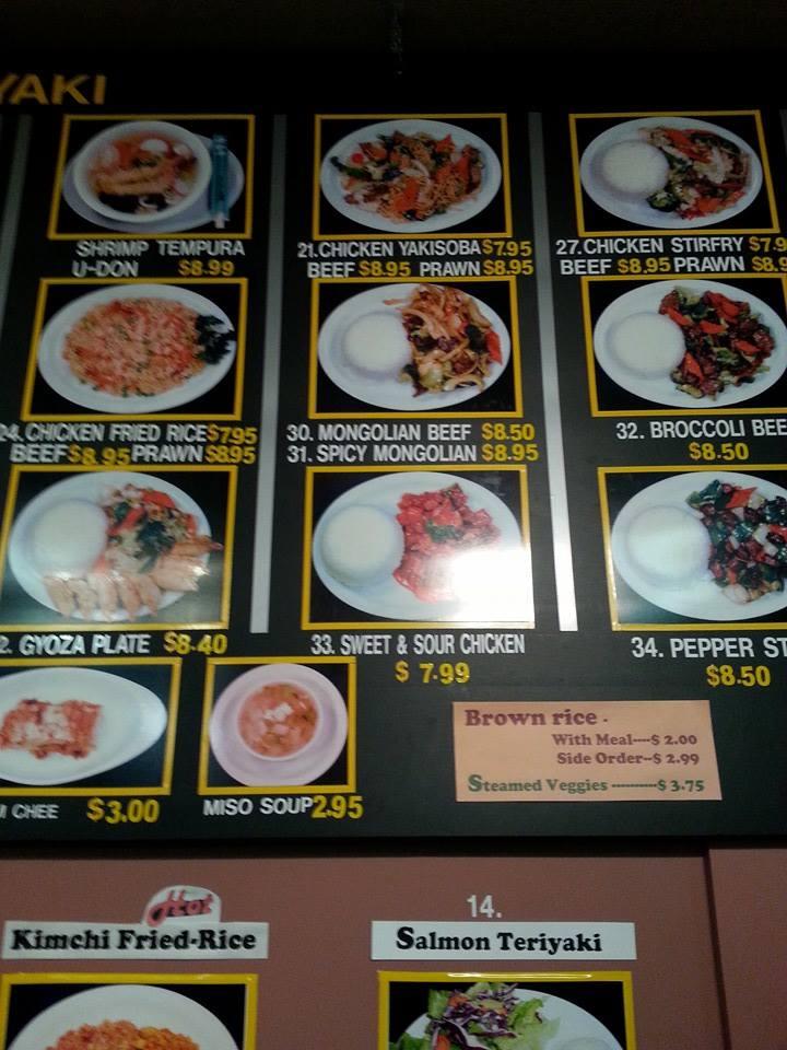 Menu at Happy Tummy Grill restaurant, Everett