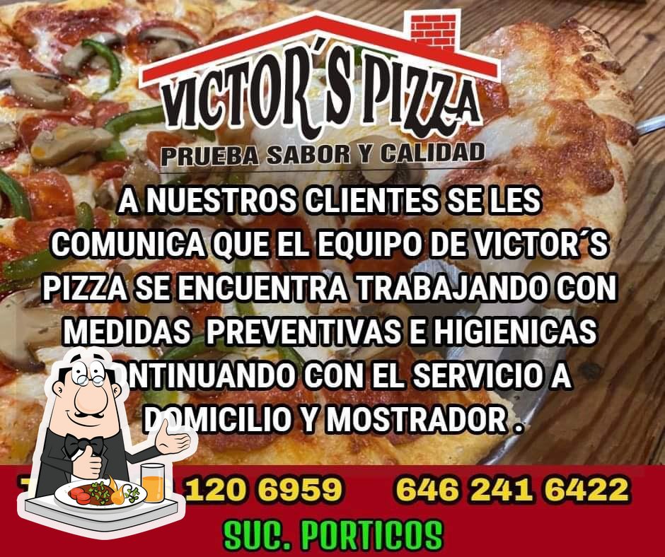 Victor's Pizza restaurant, Ensenada, Libramiento Escritores 1119 ...