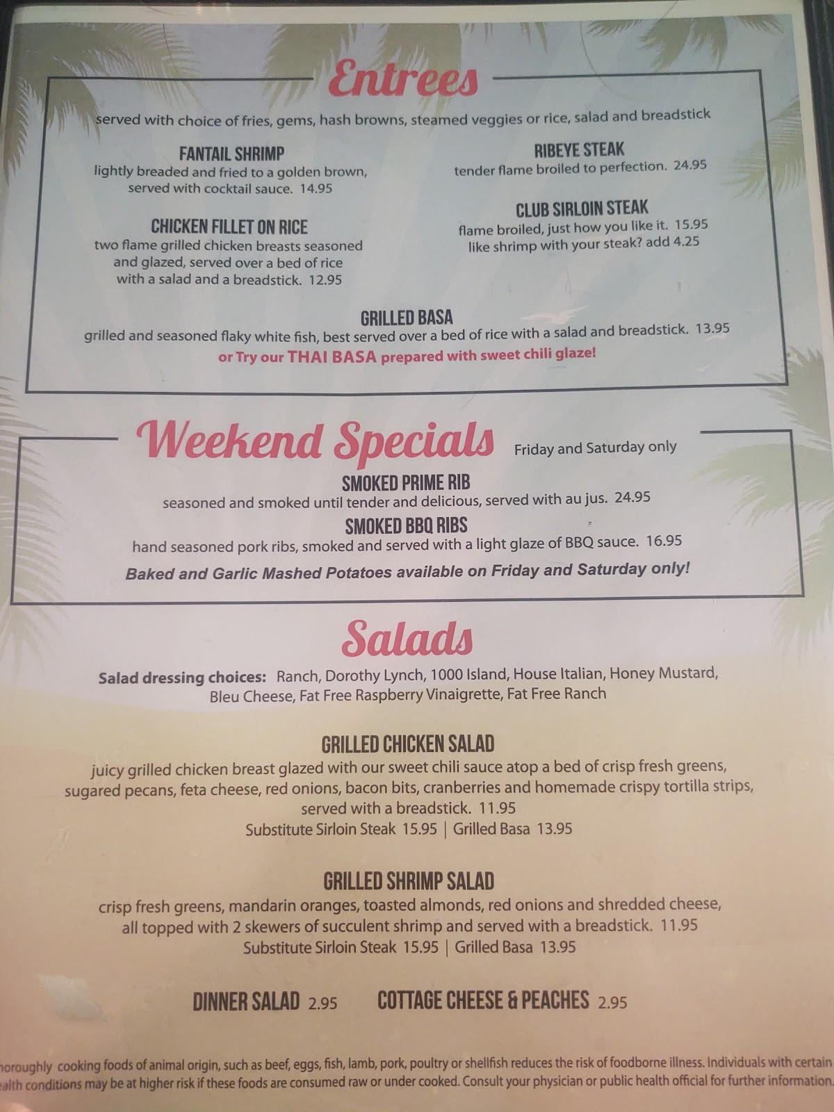 Menu at Hide-A-Way Grill pub & bar, West Point