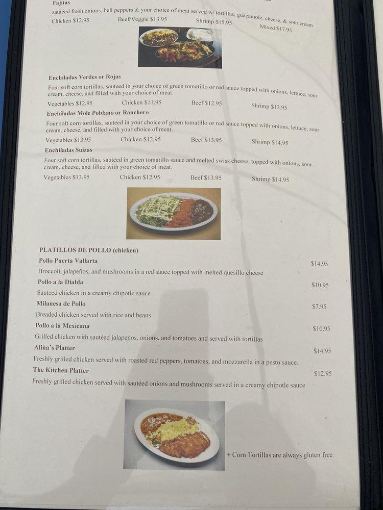 Menu at Amada's Kitchen AUTHENTIC MEXICAN food restaurant, Washingtonville