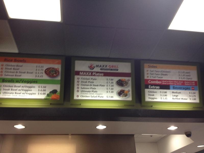 Menu at Maxx Grill restaurant, Bellflower