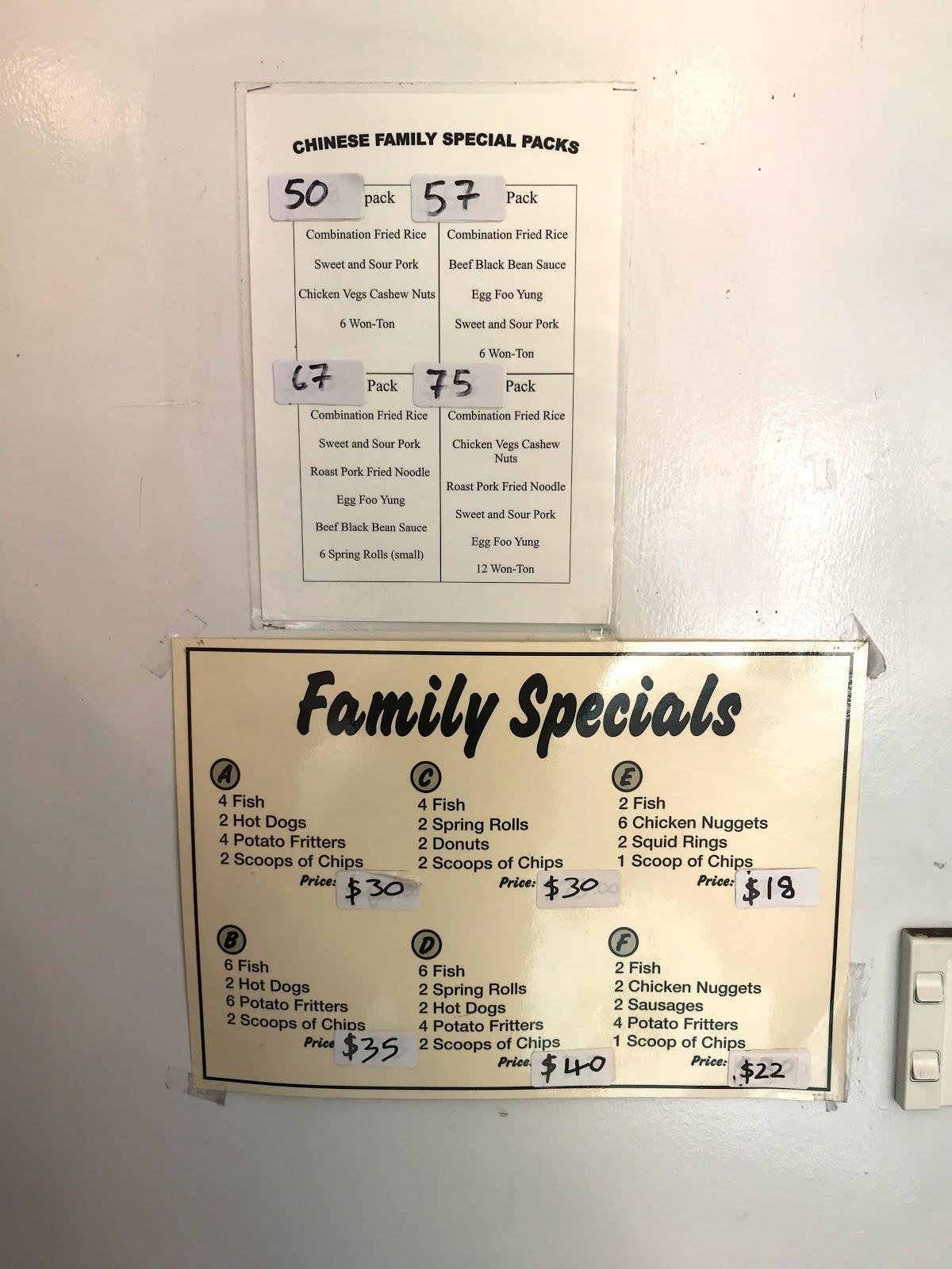 Tavern Takeaways, Paraparaumu - Restaurant menu, prices and reviews