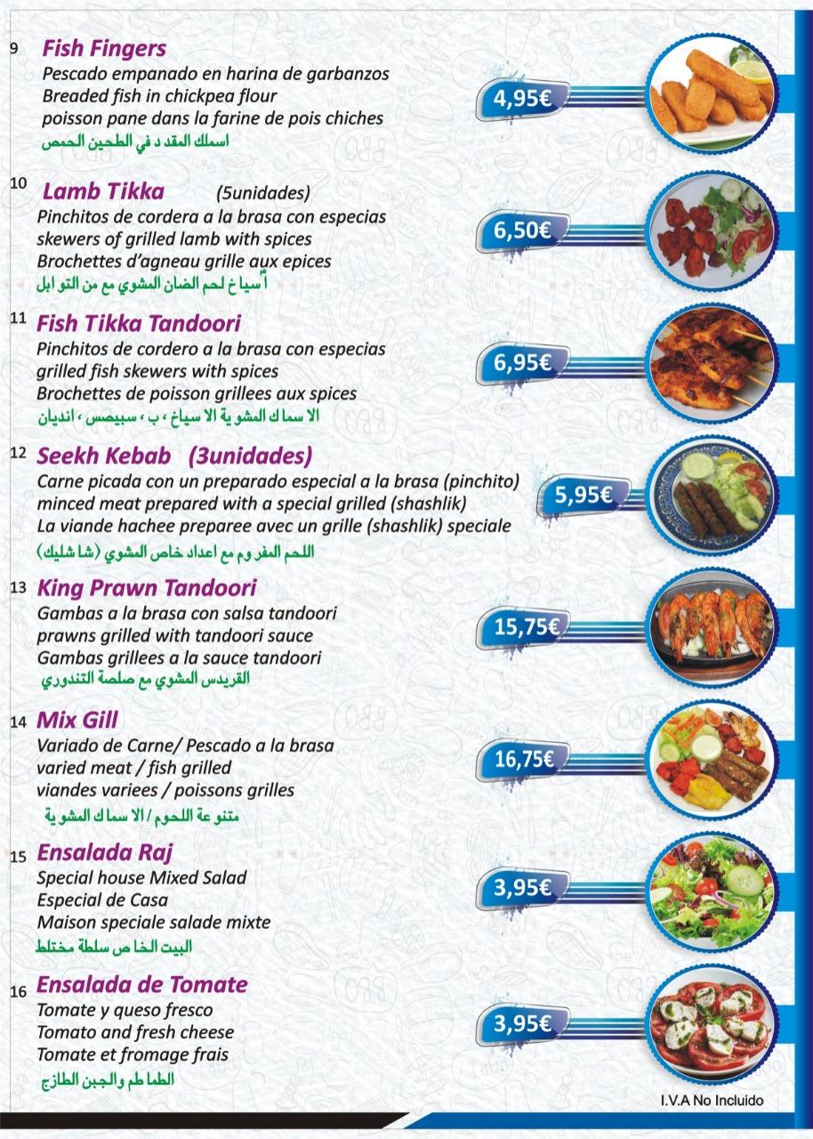 Carta del restaurante HFC Halal Fried Chicken, Barcelona, C/ Nou del la ...