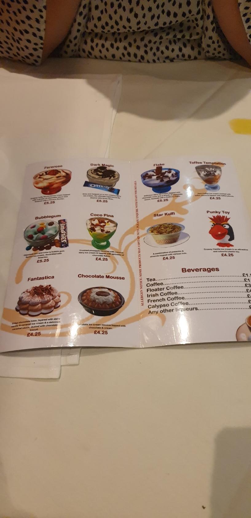 Menu at Labone Indian Cusine restaurant, Lowestoft