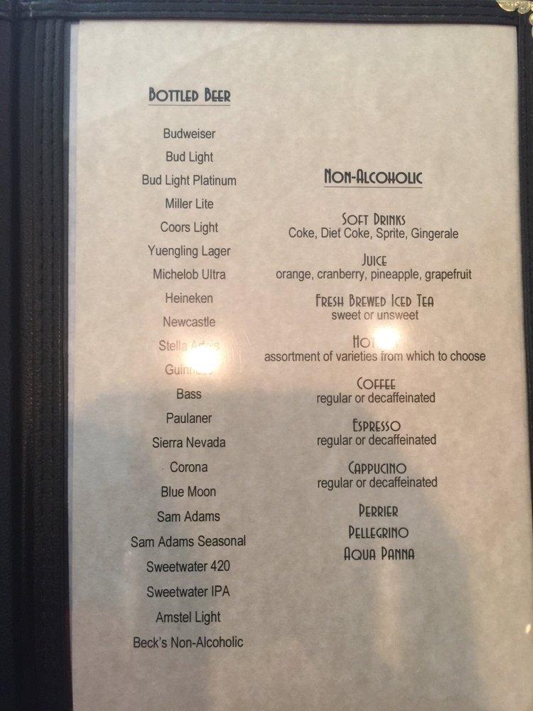 Menu at Luna's Restaurant, Gainesville