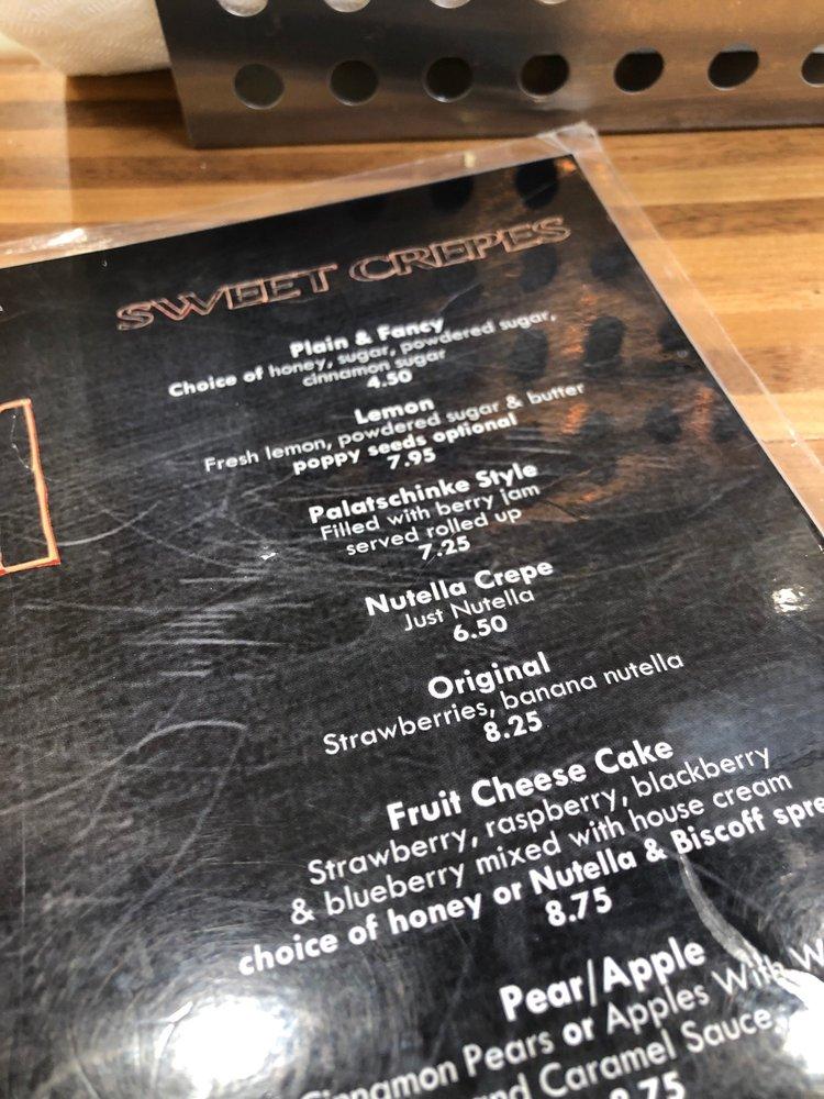 Menu at Penny Path Cafe & Crepe Shop, Winston-Salem
