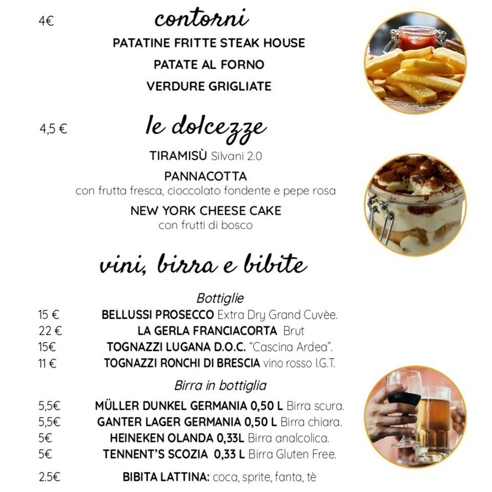 Menu da Silvani i Ristoranti Rezzato, Botticino