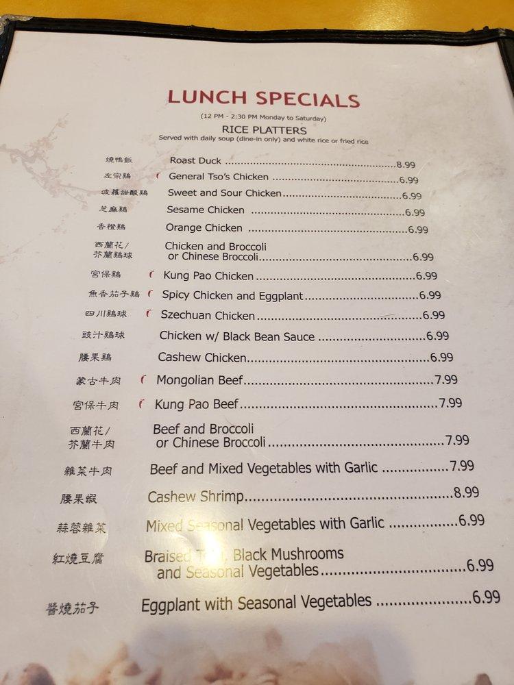 Menu at Asian Pearl Chinese Restaurant, Clearwater, Drew St #104
