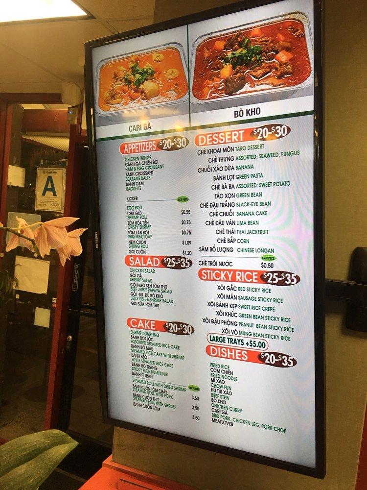 Menu at BMC Pho restaurant, Covina, 402 N Azusa Ave