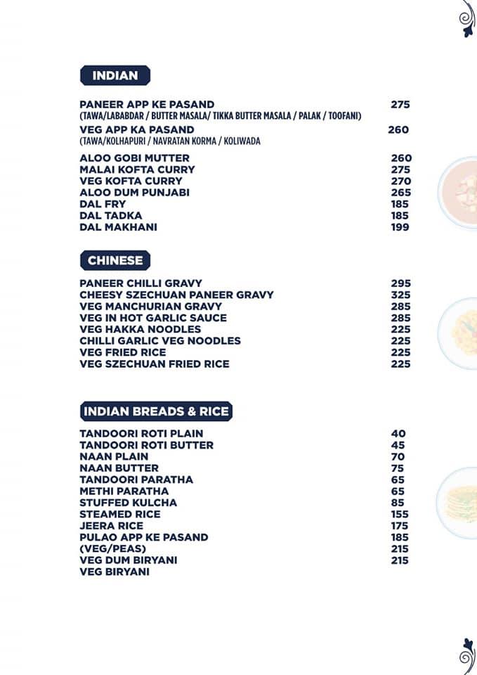 Menu at Rangoli The Delicacy Restaurant, Bhavnagar