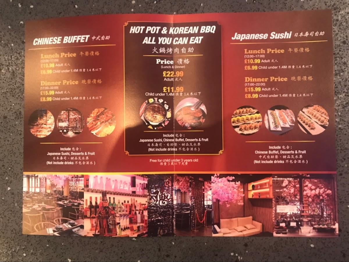 Menu at King of Kings Buffet Chinese Restaurant, Birmingham