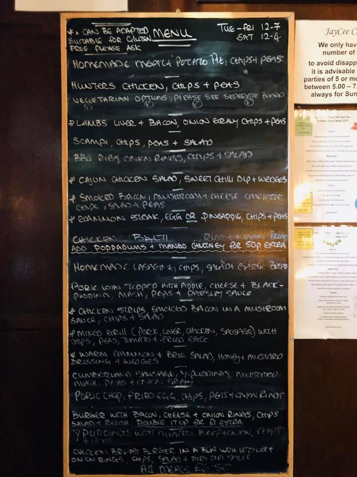 Menu at The Keel Inn Motel & Free House pub & bar, Barnsley