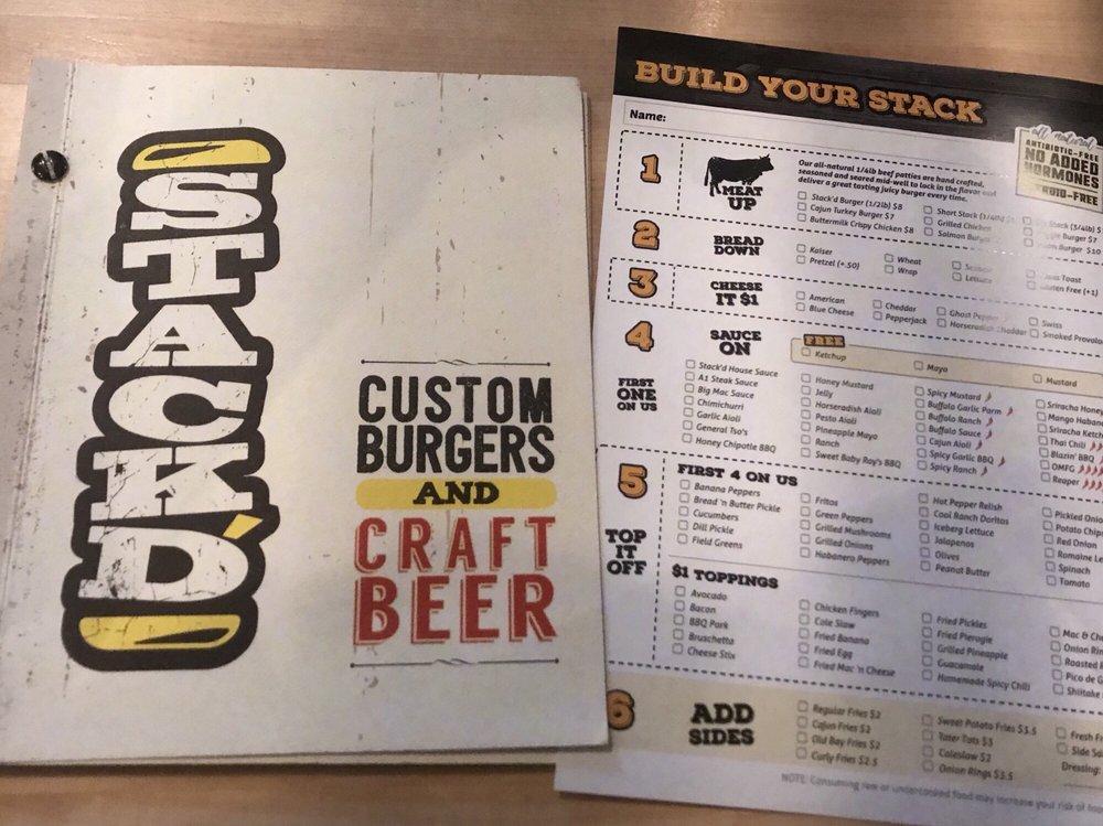 Menu at Stack'd Wexford pub & bar, Wexford