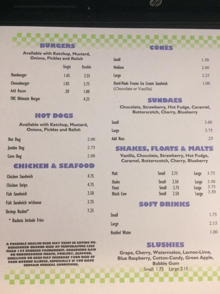 Menu at Timmys Holiday Corner restaurant, Eagle River, 100 E Division St