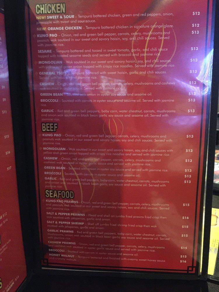 Menu at Silver Dollar Casino Seatac restaurant, SeaTac