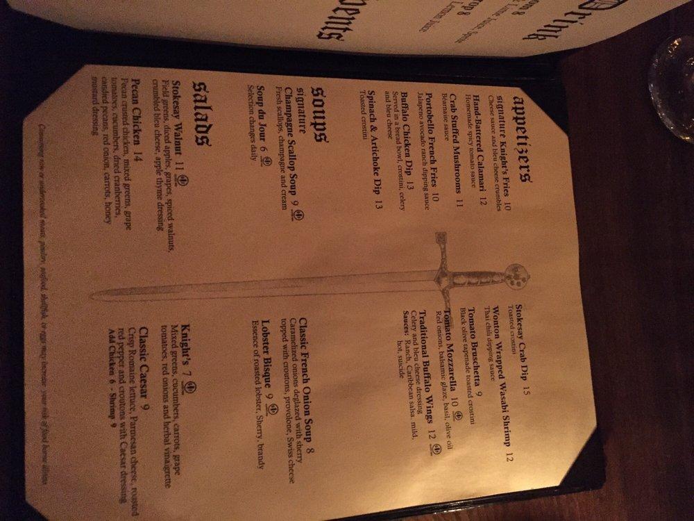 Menu at Stokesay Castle pub & bar, Reading