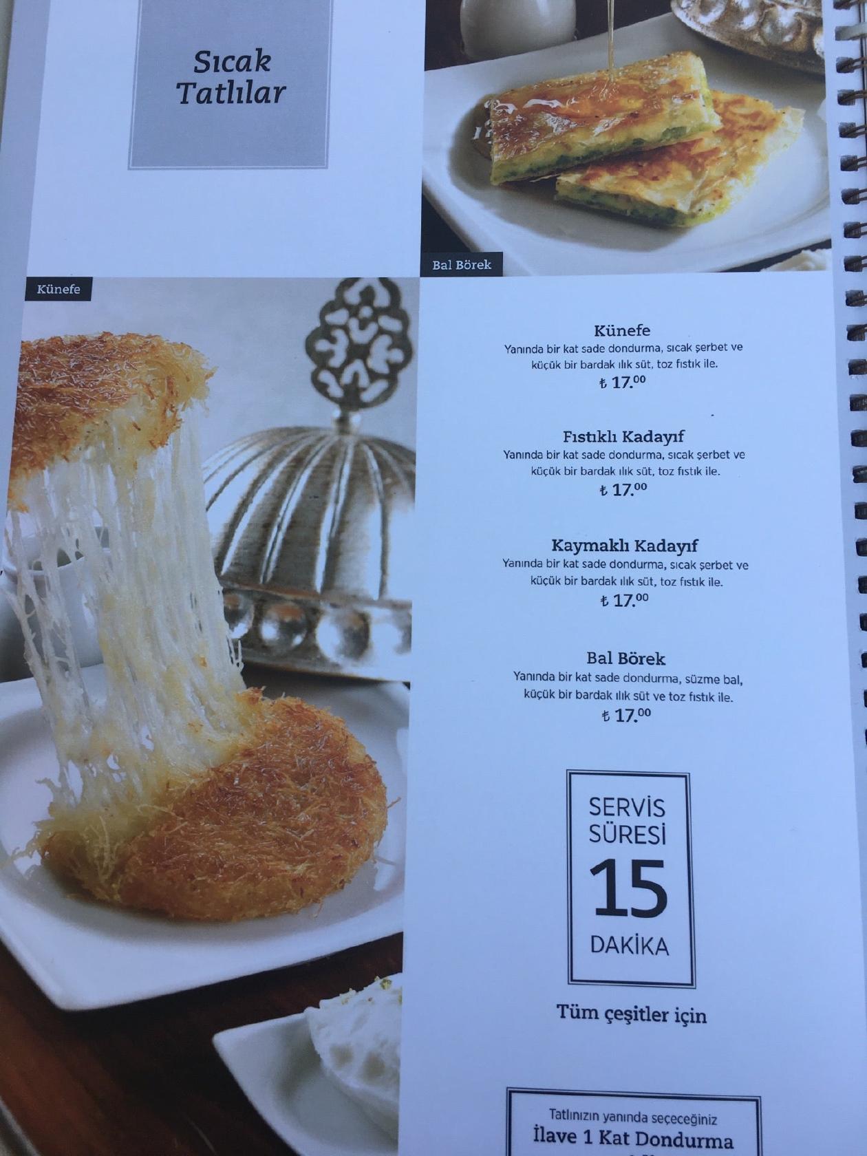 Menu at Mado Migros, Marmaris, Cumhuriyet Blv. No:16