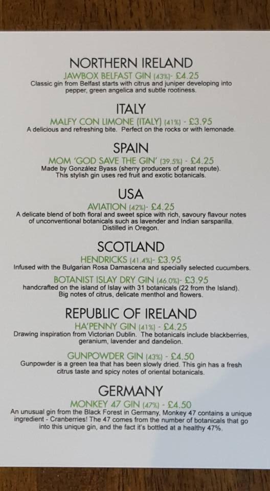 Menu at Go Sun Chinese Restaurant, Ballymena
