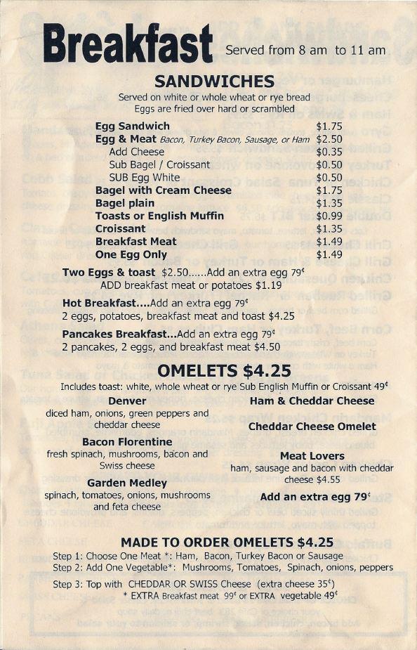 Menu at Cafe 28, Herndon, Dulles View Dr