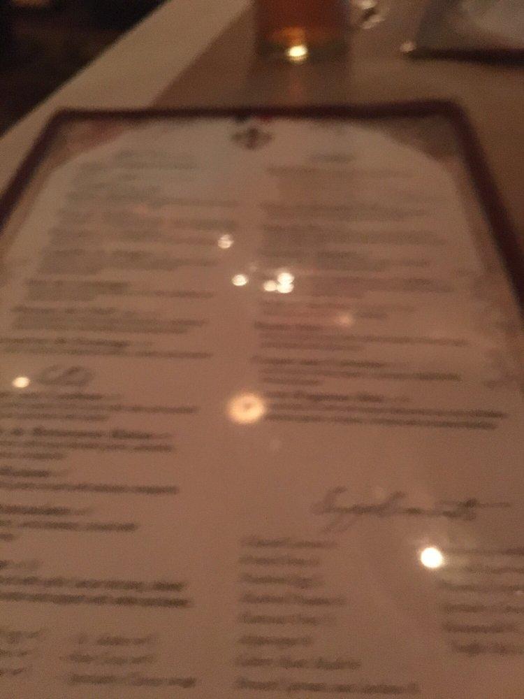 Menu at Circa 1875 pub & bar, Savannah