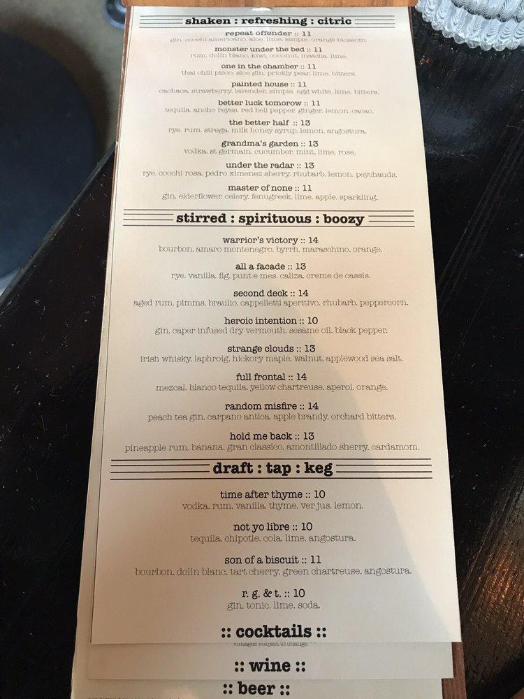 Menu at Grey Ghost Detroit pub & bar, Detroit