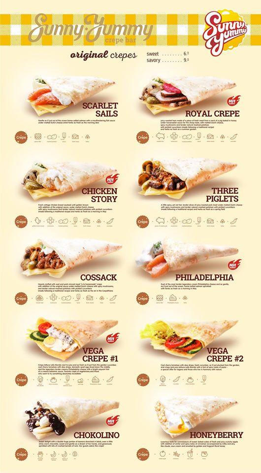 Menu at Sunny-Yummy Russian & Ukrainian Kitchen, Amsterdam
