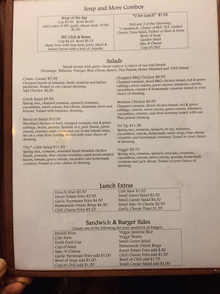 Menu at San Pedro Cafe, Rancho Palos Verdes, 605 S Pacific Ave