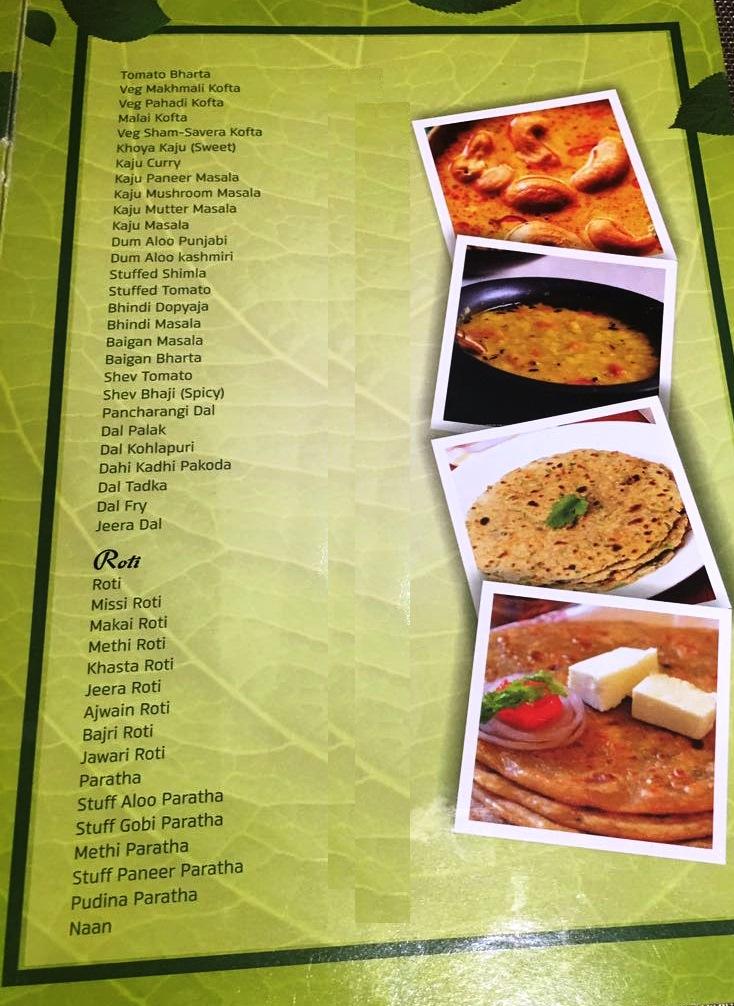 Menu at Green Leaf Veg Restaurant, Thane, Balawant Niwas