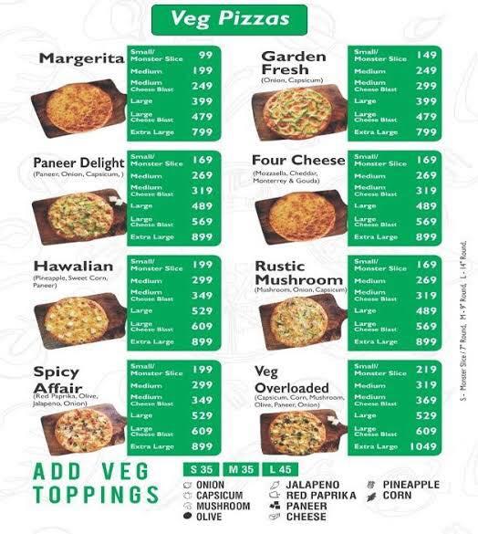 Menu at Chicago PIZZA Grand Mall Mansa Mansa, Mansa