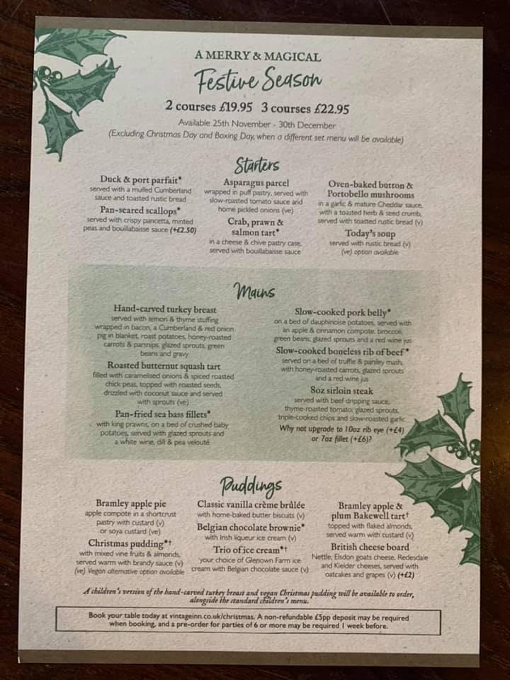 Menu at The Otter pub & bar, Kegworth