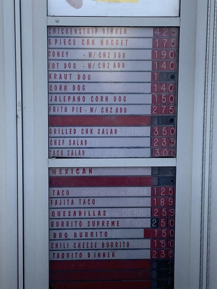 Menu at Whip Dip restaurant, Ada