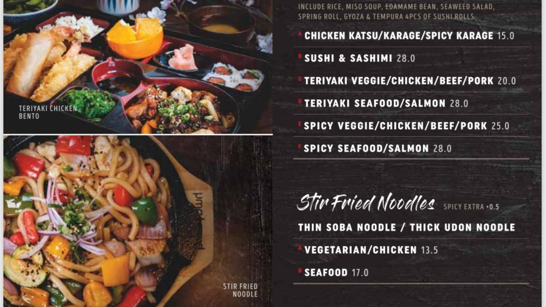 Menu at Kanji Fresh Sushi restaurant, Sylvania