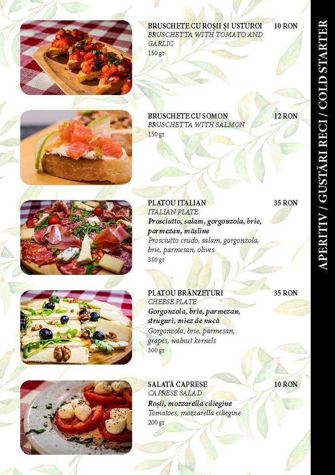 Menu at La Maestro Sânnicolau Mare, Sânnicolau Mare