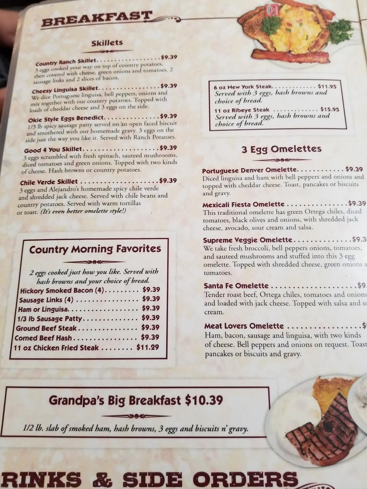 Menu at McCoy's Coffee Shop Selma cafe, Selma, E Floral Ave