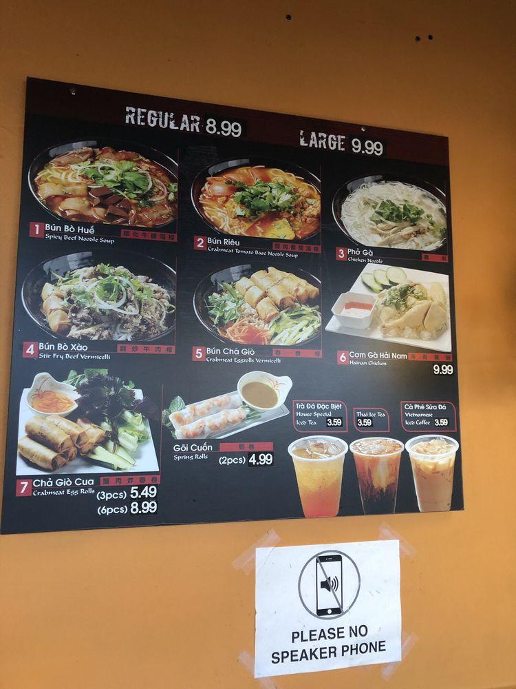 Menu at Quan Ngon Nha Trang Restaurant, San Gabriel, 311 E Valley Blvd ...